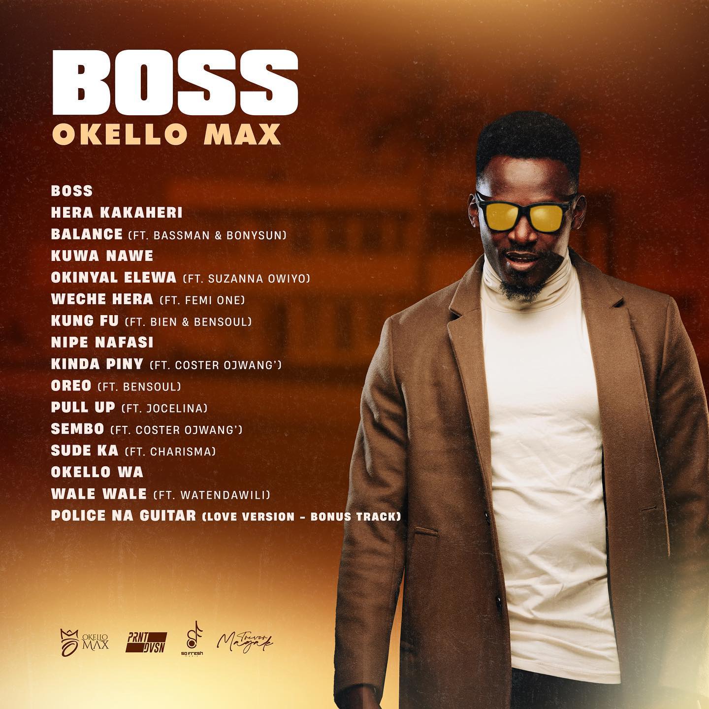 Okello Max - Boss Album MP3 DOWNLOAD - citiMuzik